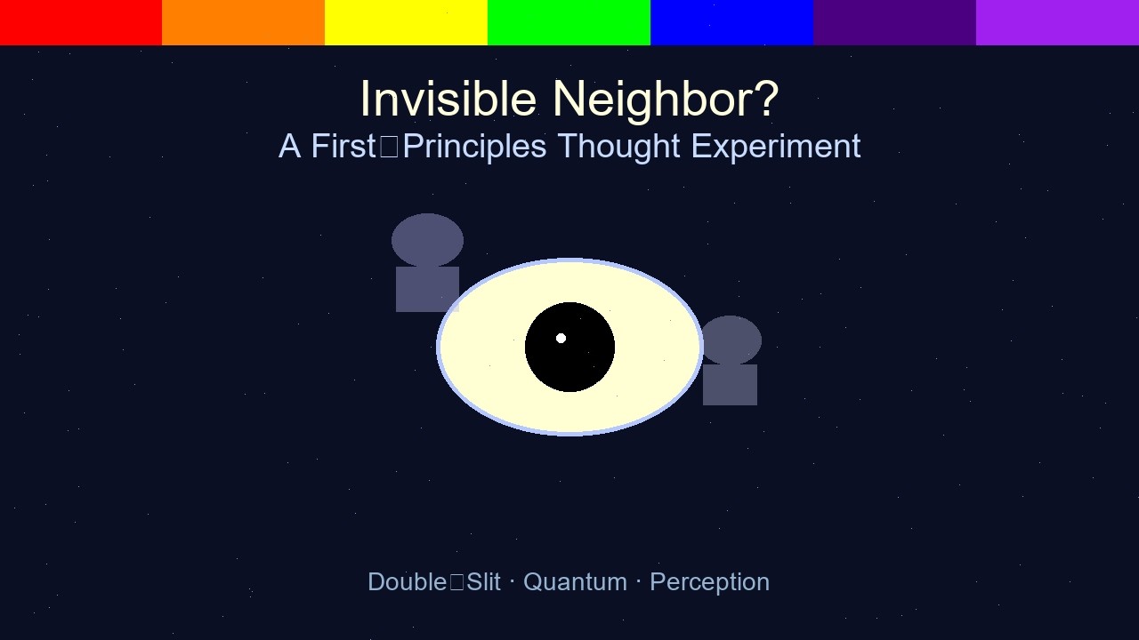 The Invisible Neighbor – A First‑Principles Thought Experiment - YouTube