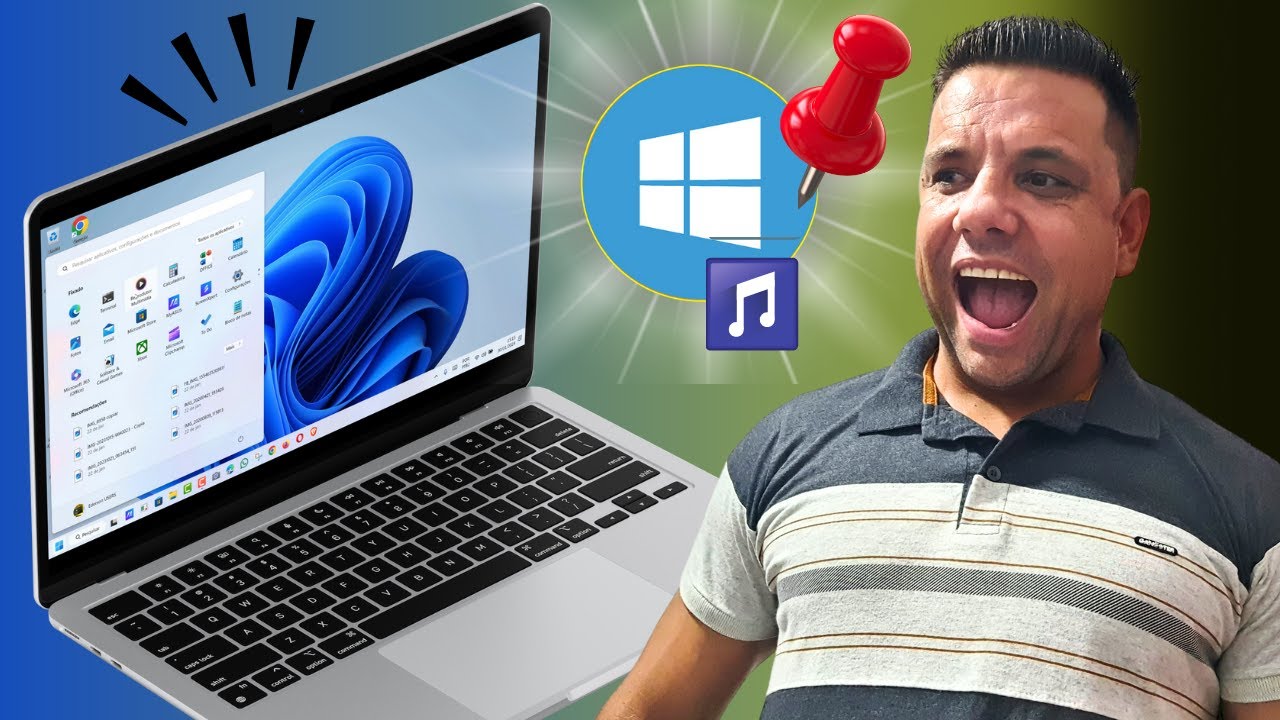 COMO FIXAR ATALHOS DOS APLICATIVOS NO MENU INICIAR DO PC E NOTEBOOK COM SISTEMA WINDOWS 11 - YouTube
