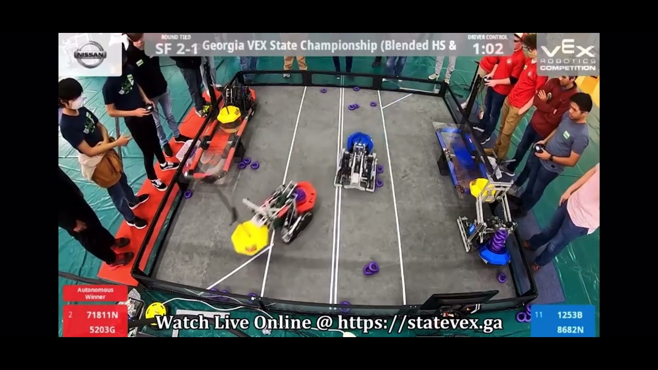 GA State Semifinals | Vex Tipping Point - YouTube
