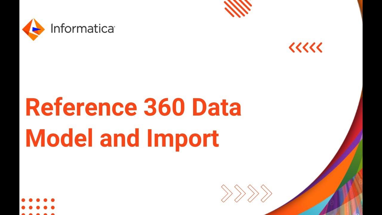 Reference 360 Data Model and Import - YouTube