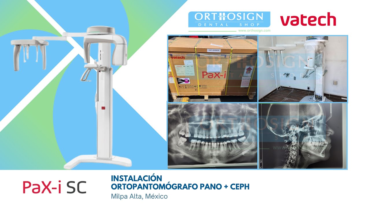 Ortopantomógrafo PANO + CEPH, Pax i SC, instalación en Milpa Alta ...