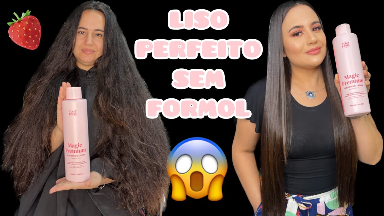 LISO PERFEITO COM PROGRESSIVA SEM FORMOL MAGIC PREMIUM DA TOUT LISSIE ...