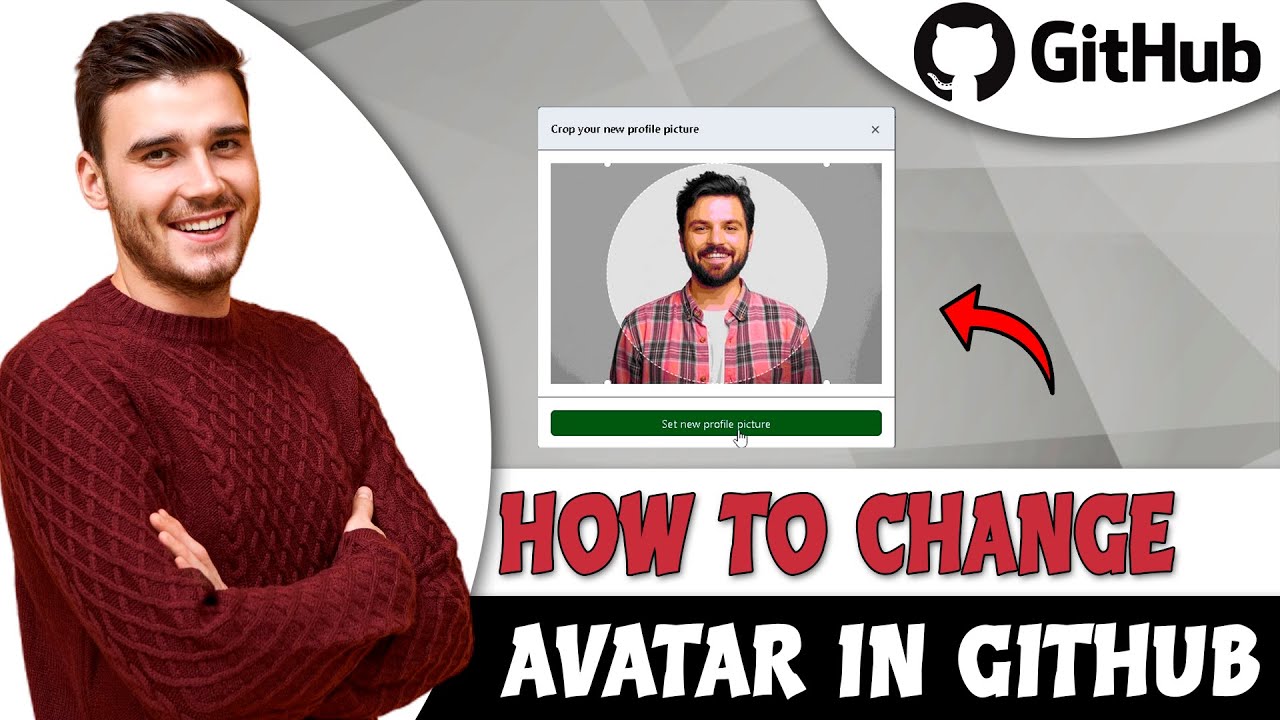 How To Change Avatar In GitHub - Tutorial For Beginners - YouTube