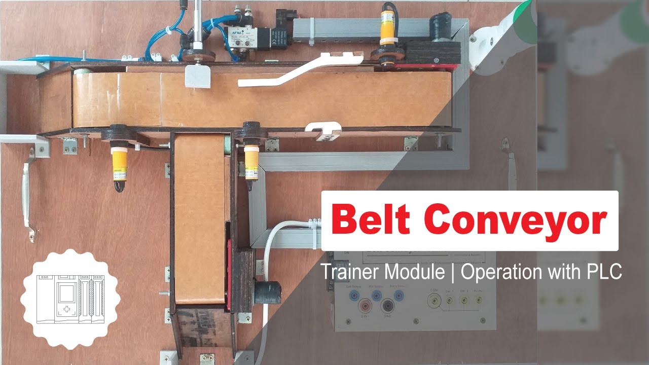 The Belt Conveyor Trainer Module | flameAutomation - YouTube