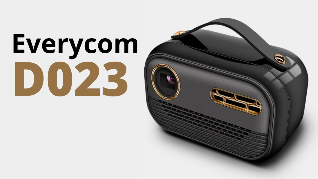 Everycom D023 DLP Mini Projector - YouTube