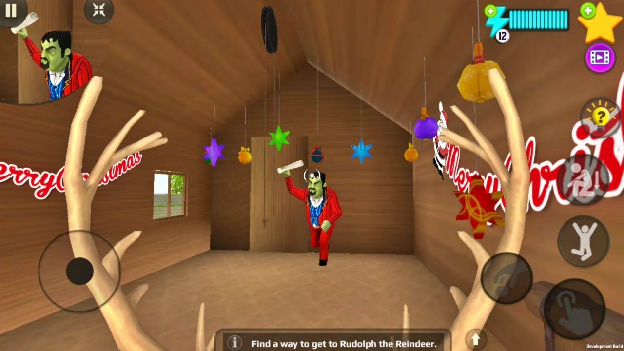 Rudolph Reindeer In Scary Stranger 3D Christmas Update - Gameplay 2022 ...