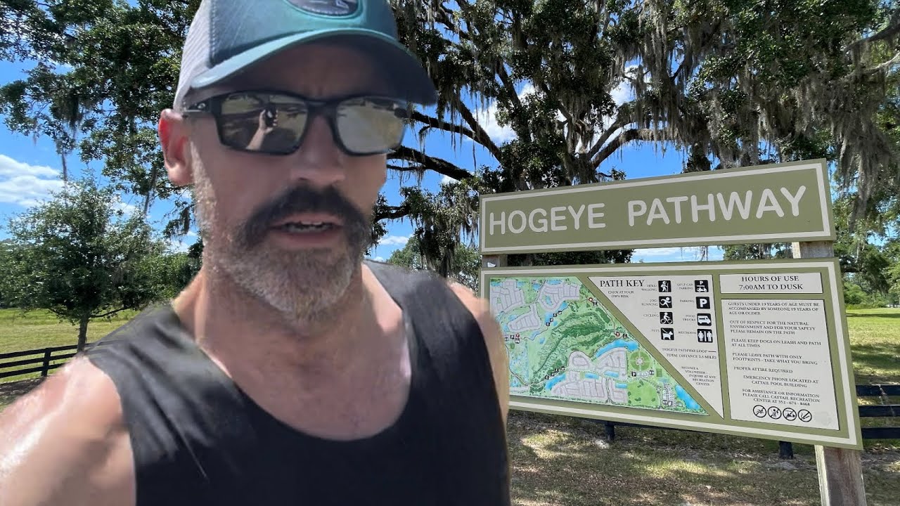 Running the Hogeye Pathway in The Villages, Florida - YouTube