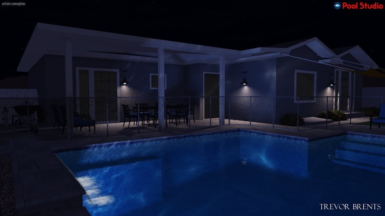 Historic Gilbert Custom Pool By Trevor Brents at Presidential Pools ...