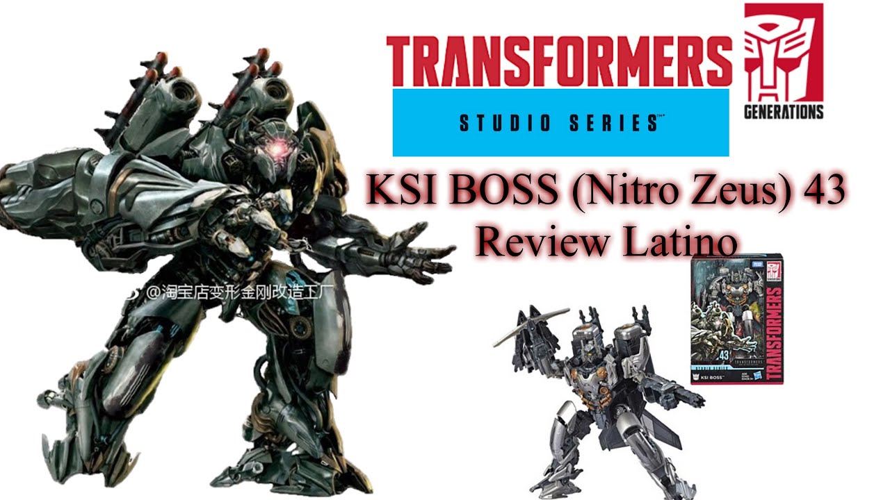 Transformers Studio Series 43 KSI BOSS (Nitro Zeus) Review Latino - YouTube