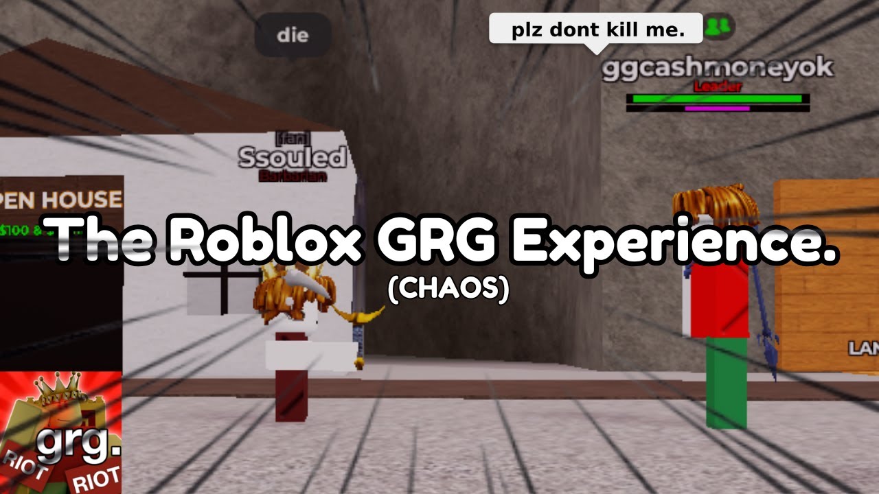 The Roblox GRG Experience | Generic Roleplay Gaem. - YouTube