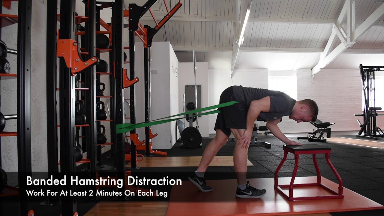 Banded Hamstring Distraction - YouTube