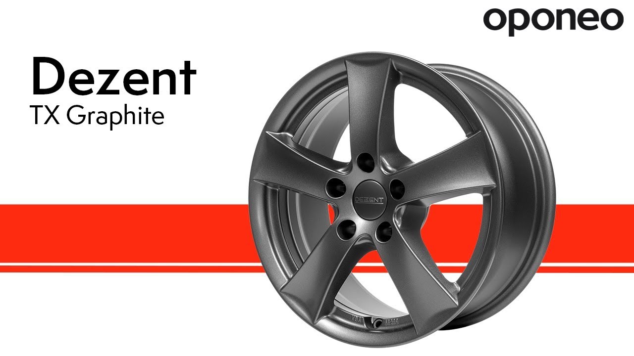 Felga DEZENT TX Graphite Alufelgi Oponeo™ - YouTube
