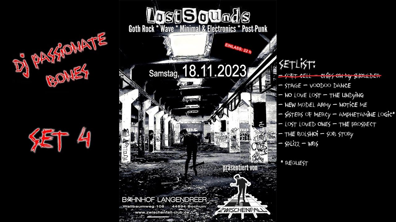 Lost Sounds November 2023 - Set 4 (Post-Punk, Gothic Rock, Goth, Wave ...