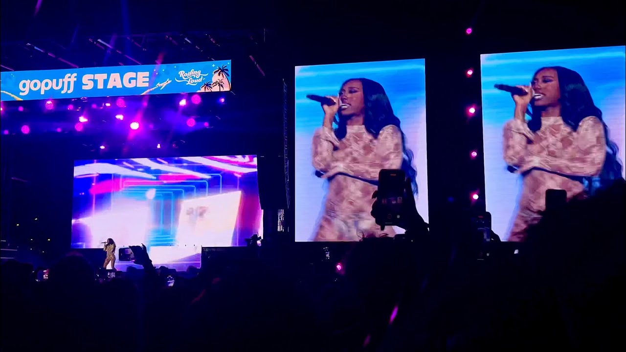 [4K] FLO MILLI - Rolling Loud Freestyle + Understand @ Rolling Loud Day ...