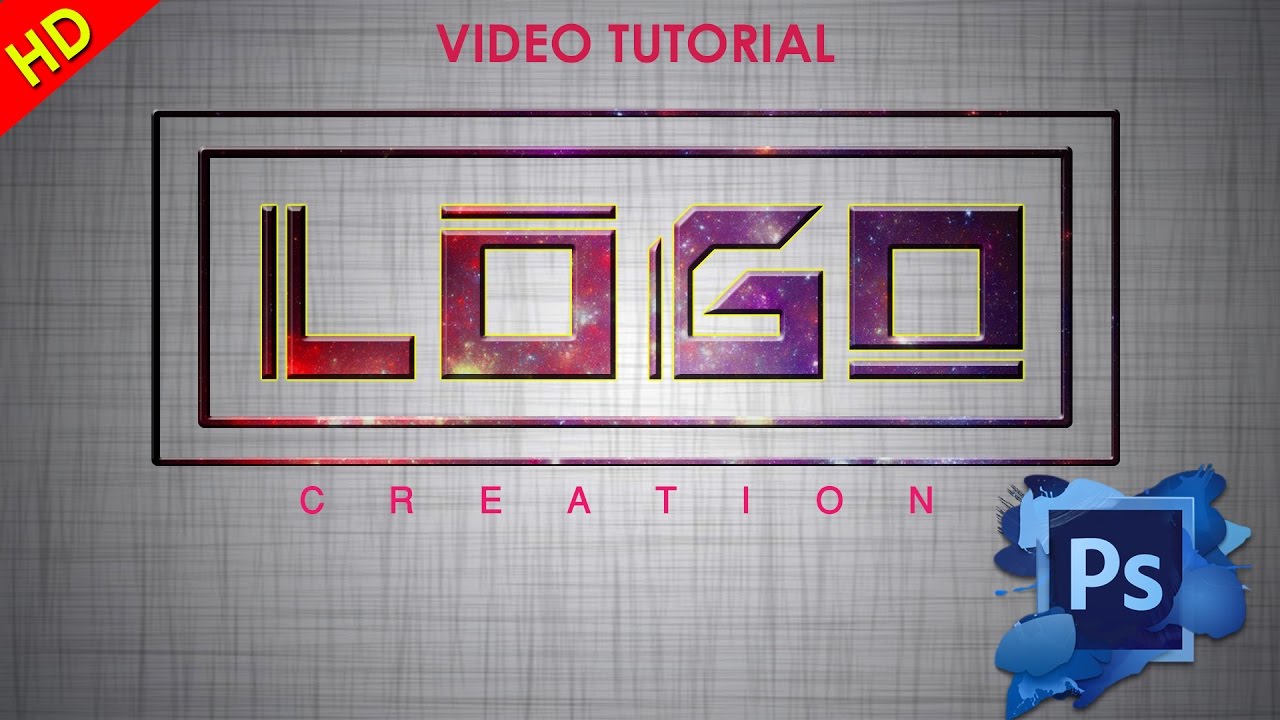 LOGO DESIGN PHOTOSHOP TUTORIAL|| EASY WAY - YouTube