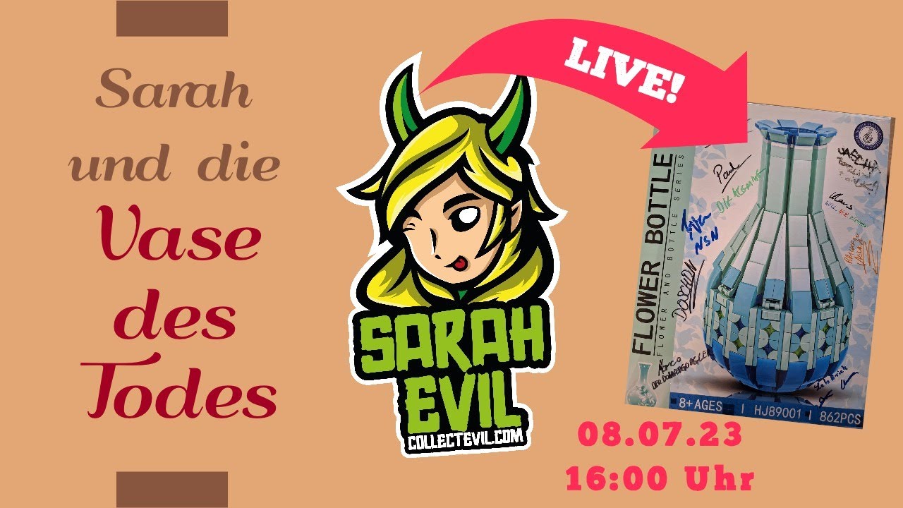 Sarah Evil traut sich an die "Vase des Todes" und das Live - YouTube