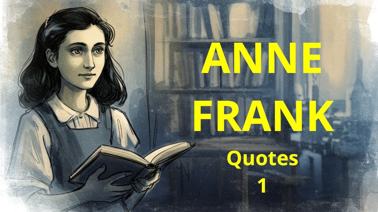 Anne Frank Quotes Of Hope, Life and Kindness - YouTube