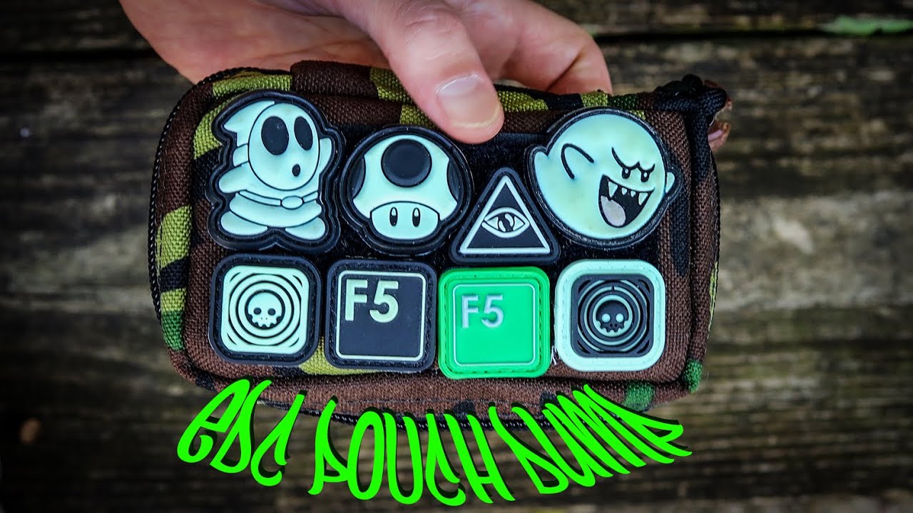 x0 reclub pouchdump (ranger eye patches) edc gear - YouTube