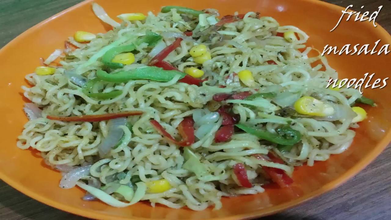 Maggi | fried masala maggi | vegetables fried maggi by CHEF ABHI - YouTube