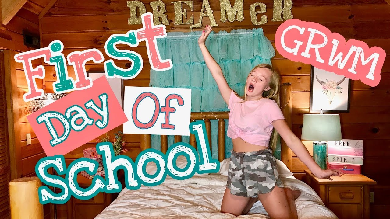 GRWM First Day of School Morning Routine 2018 | Princess Ella - YouTube