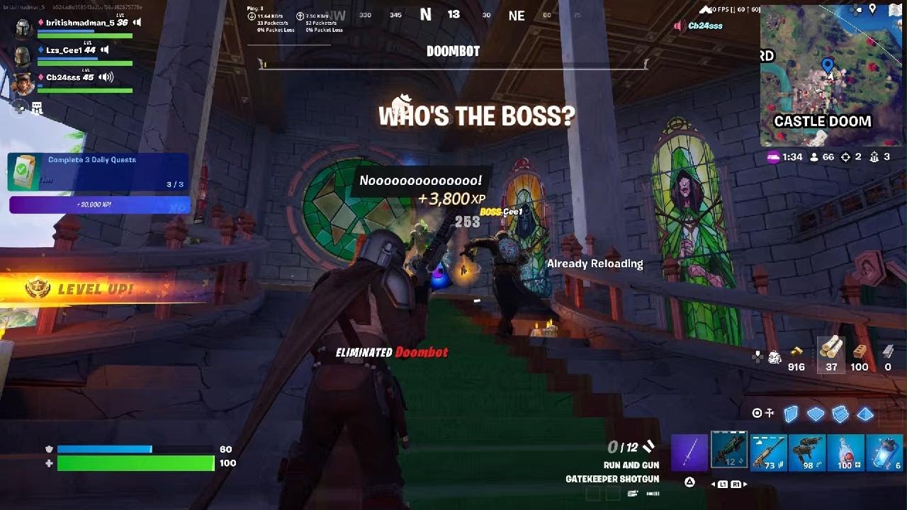 12 Kill *DOOM CASTLE* Victory Royale in Fortnite Chapter 5 Season 4 ...