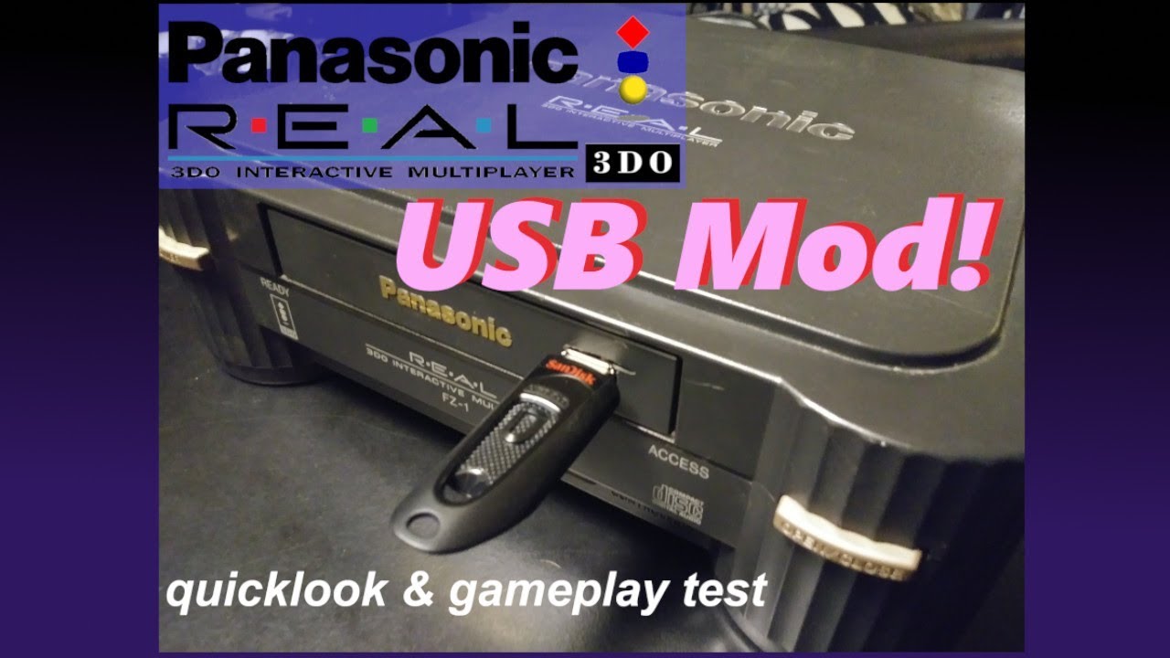 3DO USB Host Mod (ODE by MNEMO) Quicklook & Testing Games! - YouTube