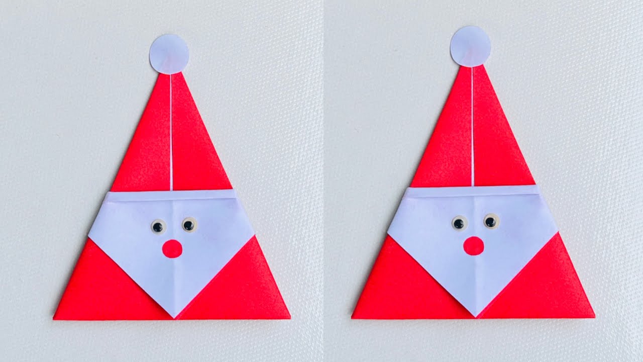Santa Claus Craft | Christmas Craft | How To Make Santa Claus | Xmas ...