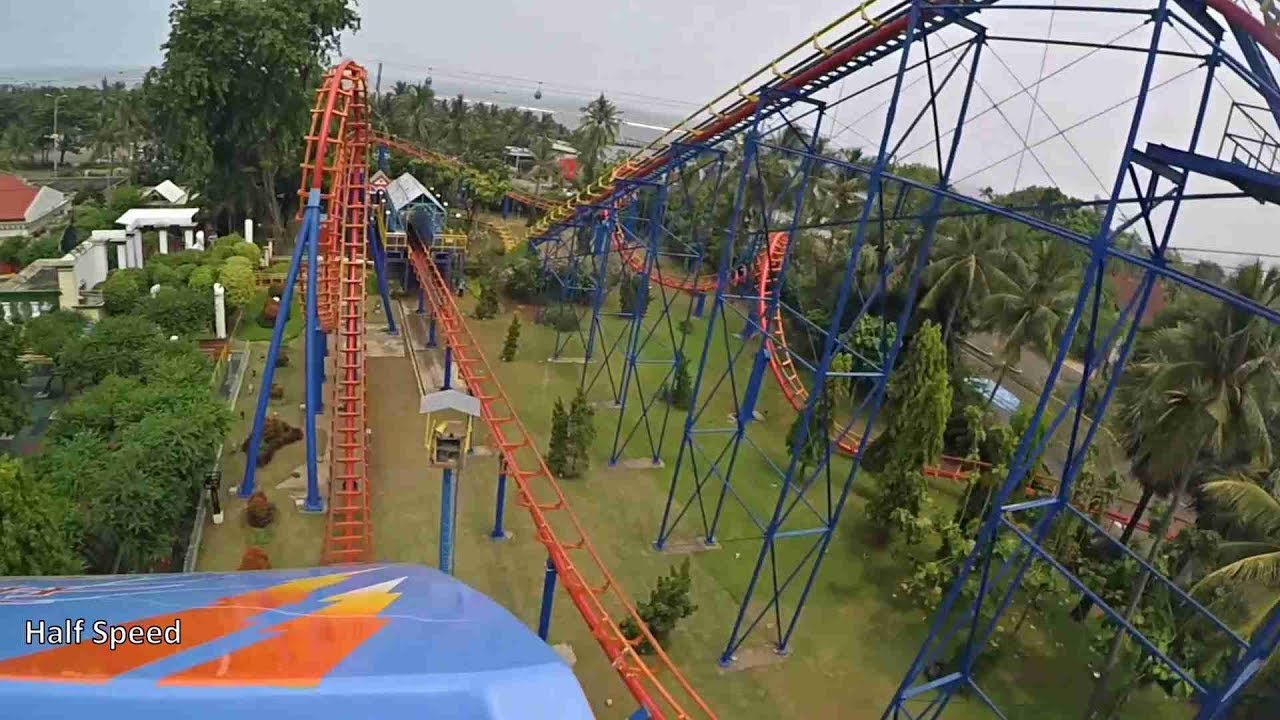 Halilintar in Slow Motion (Dufan Rollercoaster) (FPV First Person View ...