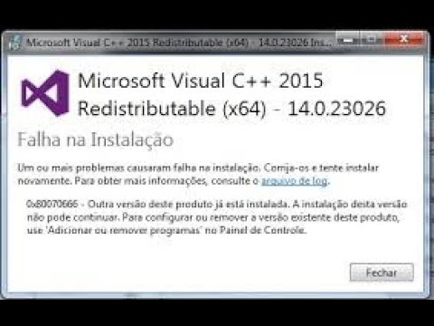 COMO RESOLVER ERRO NA INSTALAÇÃO C++ microsoft visual 2020 - YouTube