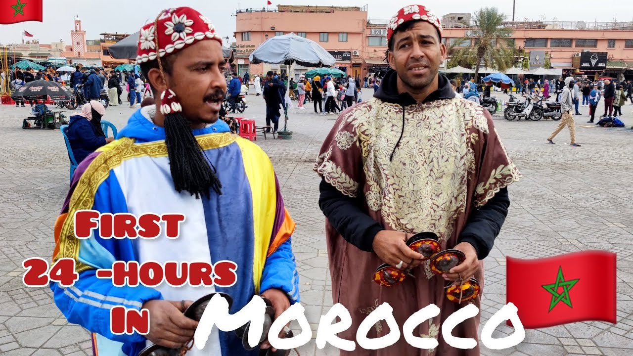 Our First Crazy Day in Marrakech,Morocco Tour - Day 1 (2022) - YouTube