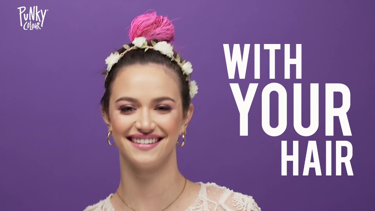 Punky Colour's Pink-In-Poppy Temporary Color Spray! - YouTube