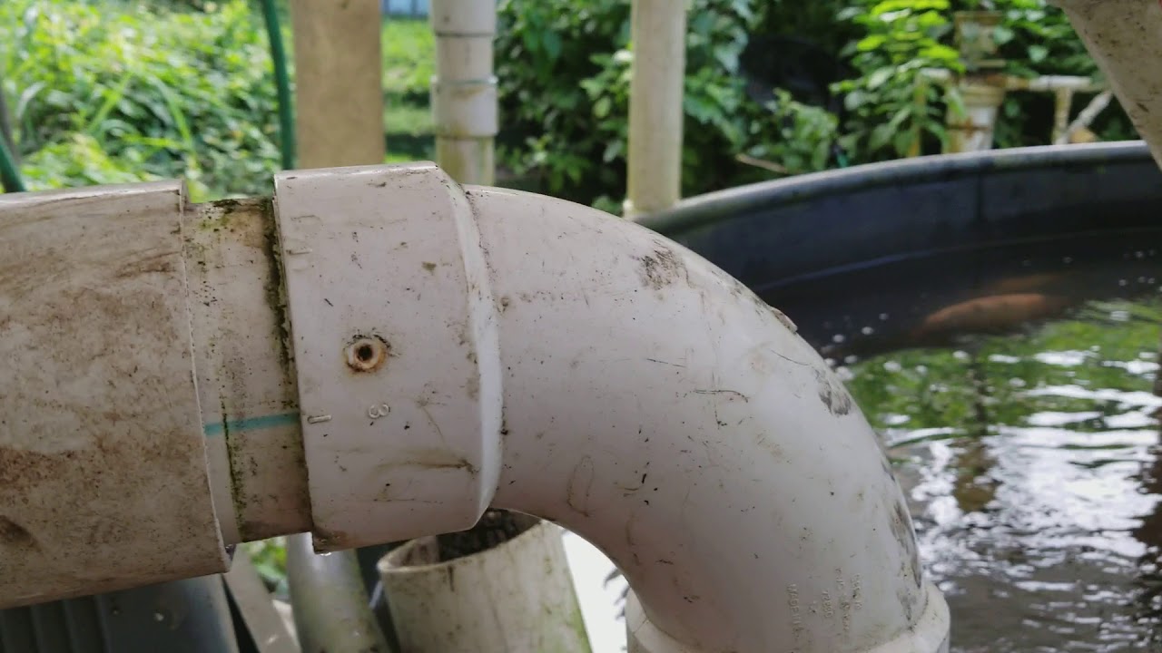 TROMPE pump in practice for the aeration in the 1200 gallon fish tank ...