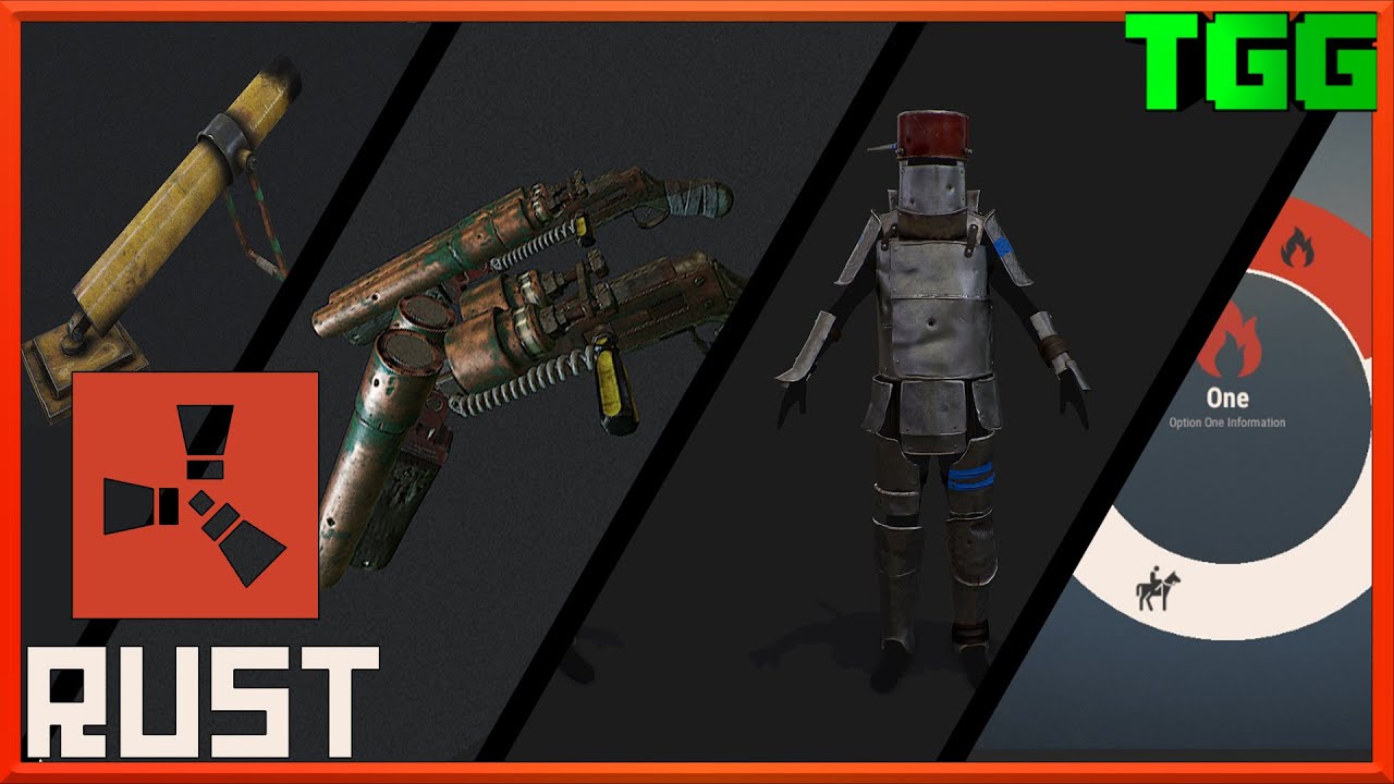 Rust What's Coming | Double Barrel, Heavy Armor, Mortar, Horseback ...