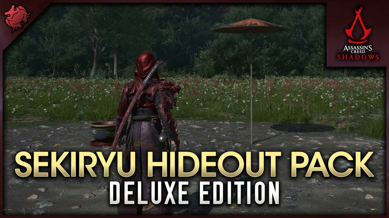 Assassin's Creed Shadows - Sekiryu Hideout Pack (Deluxe Edition) - YouTube