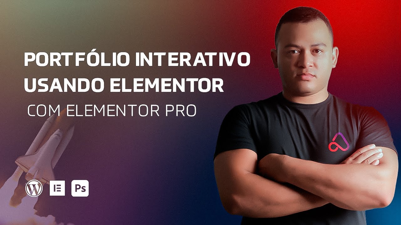 Portfólio Interativo usando Elementor Flex Container | WordPress Elementor Pro Tutorial (Truques ...