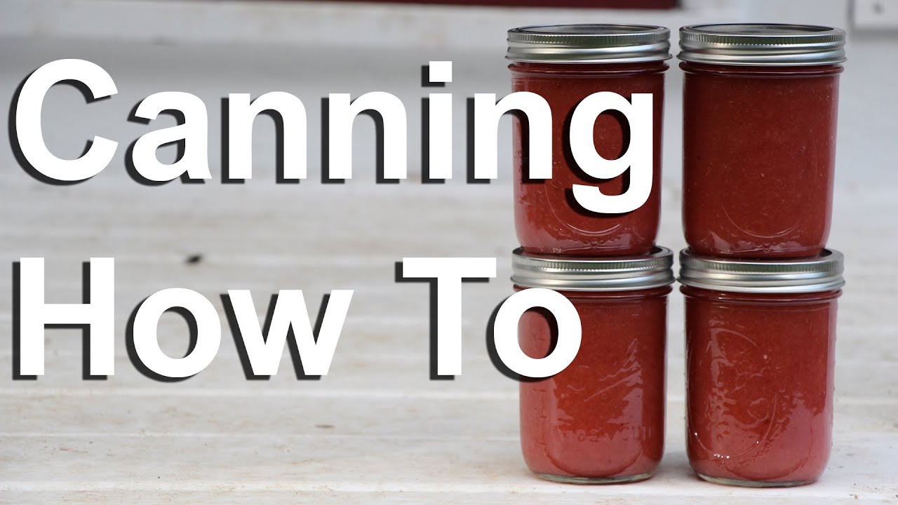 Canning, How To Can Food in Canning Jars - GardenFork.TV - YouTube
