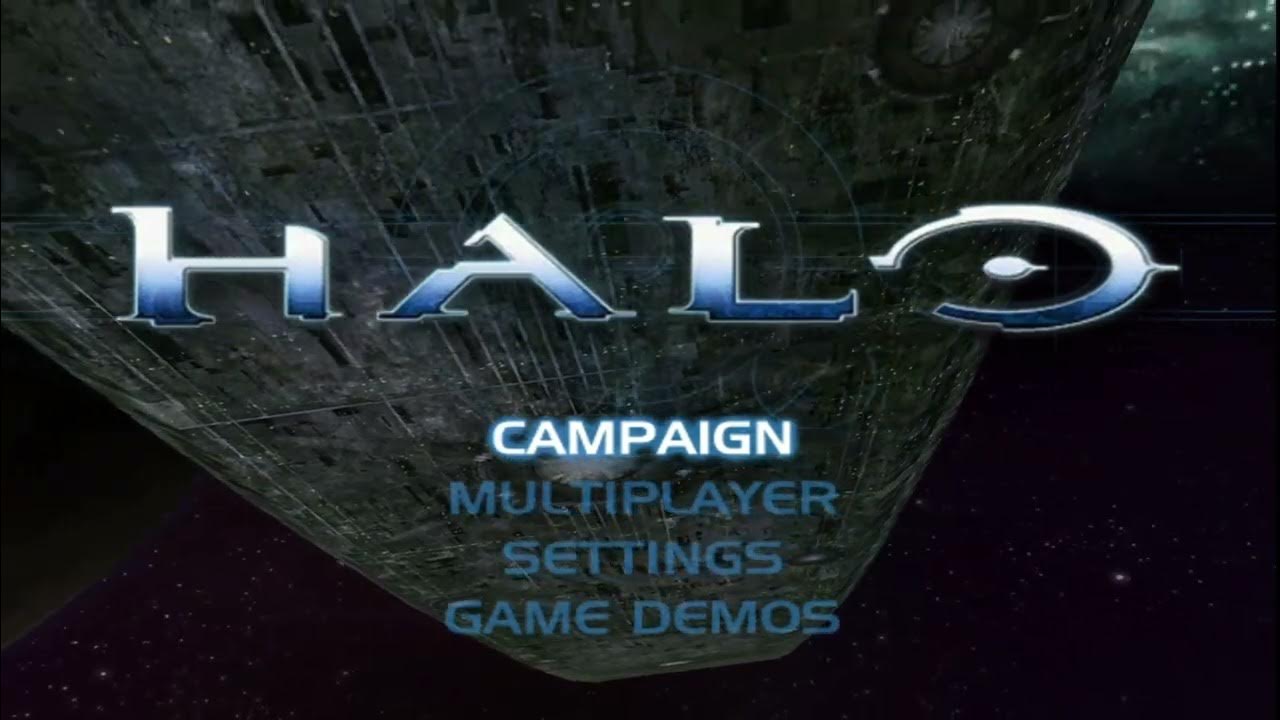 Halo Combat Evolved (XBOX) Main Menu - YouTube