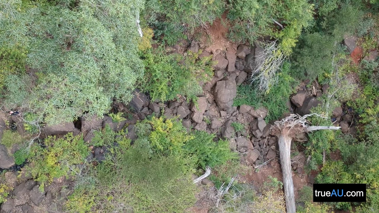 Highfields Falls Waterfall by Drone - YouTube