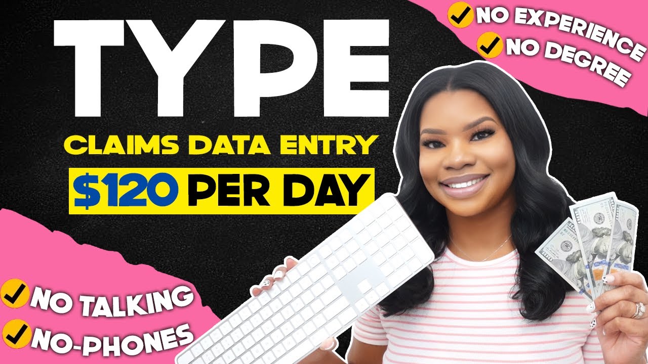 Easy Work-From-Home Typing Job - $120 Per Day Without Talking on the ...