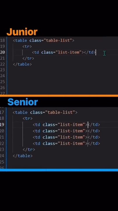 Junior vs Senior Developer #css #coding - YouTube