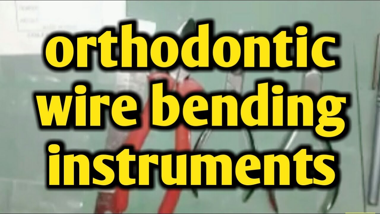 How to straighten the wire |orthodontic wire bending beginners Tutorual ...