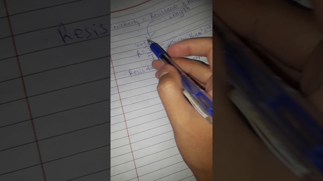 How to find the SI units of Resistivity ( Simple/Easy Way) - YouTube