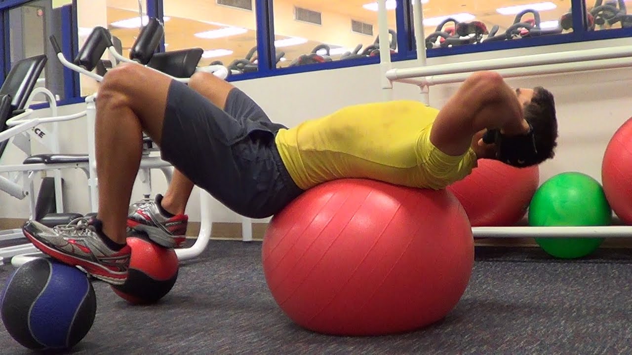 Unstable Stability Ball Core Exercise by Personal Trainer Ivan Blazquez ...