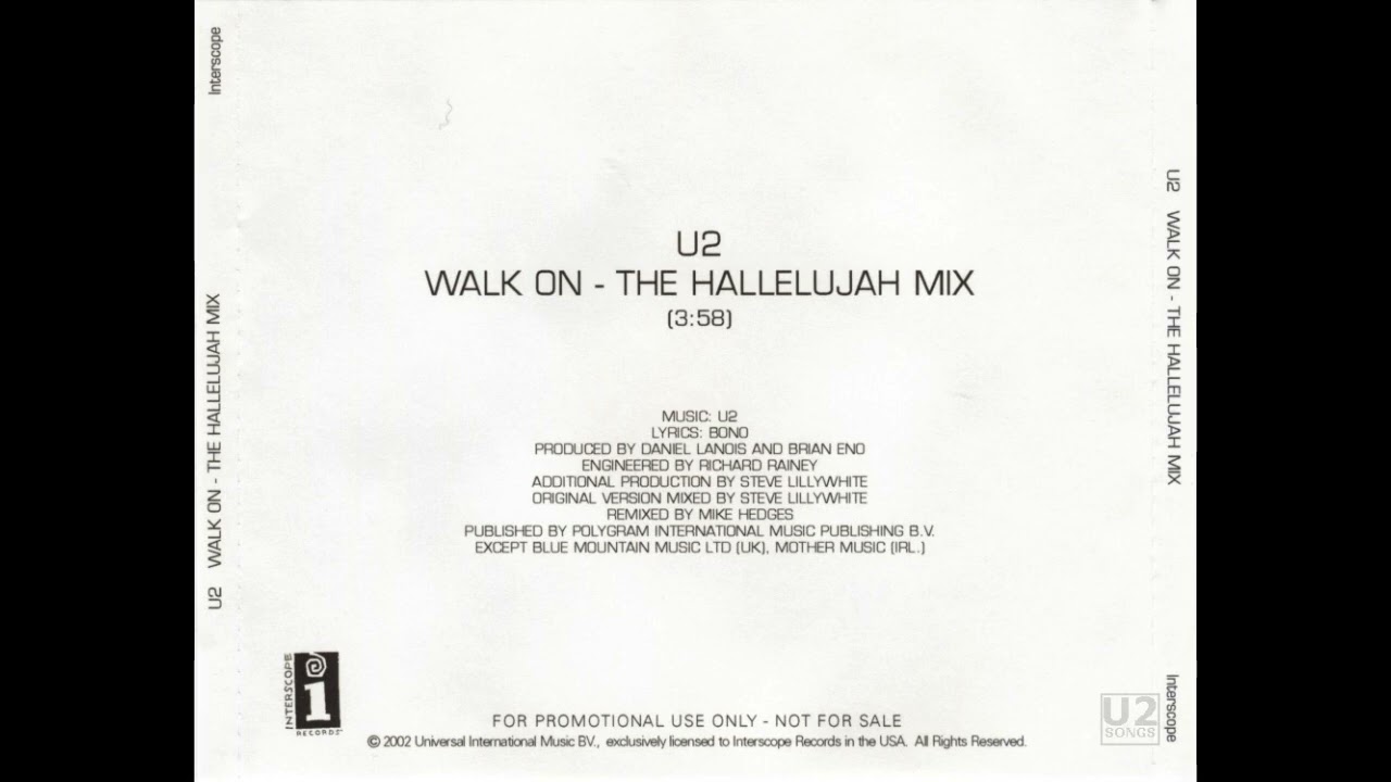 U2 Walk On The Hallelujah Mix - YouTube