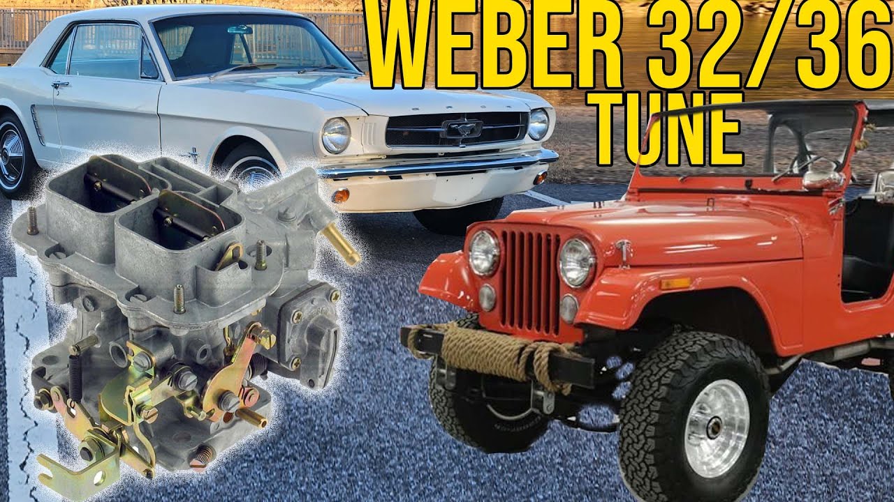 WEBER 32/36 ON A JEEP MUSTANG OR OTHER CLASSIC INLINE 6 CYLINDER ...