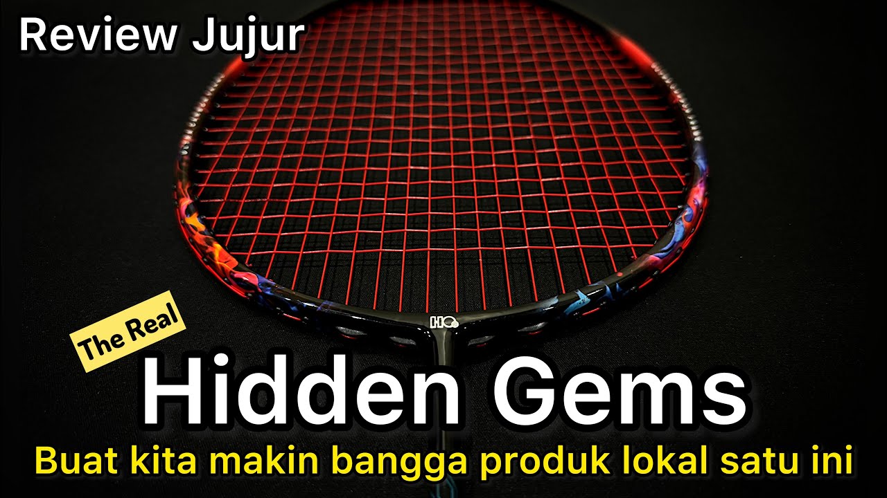 Ini baru raket NGERI !!! Buatan Lokal cuyyy | asli aku bangga sama ...