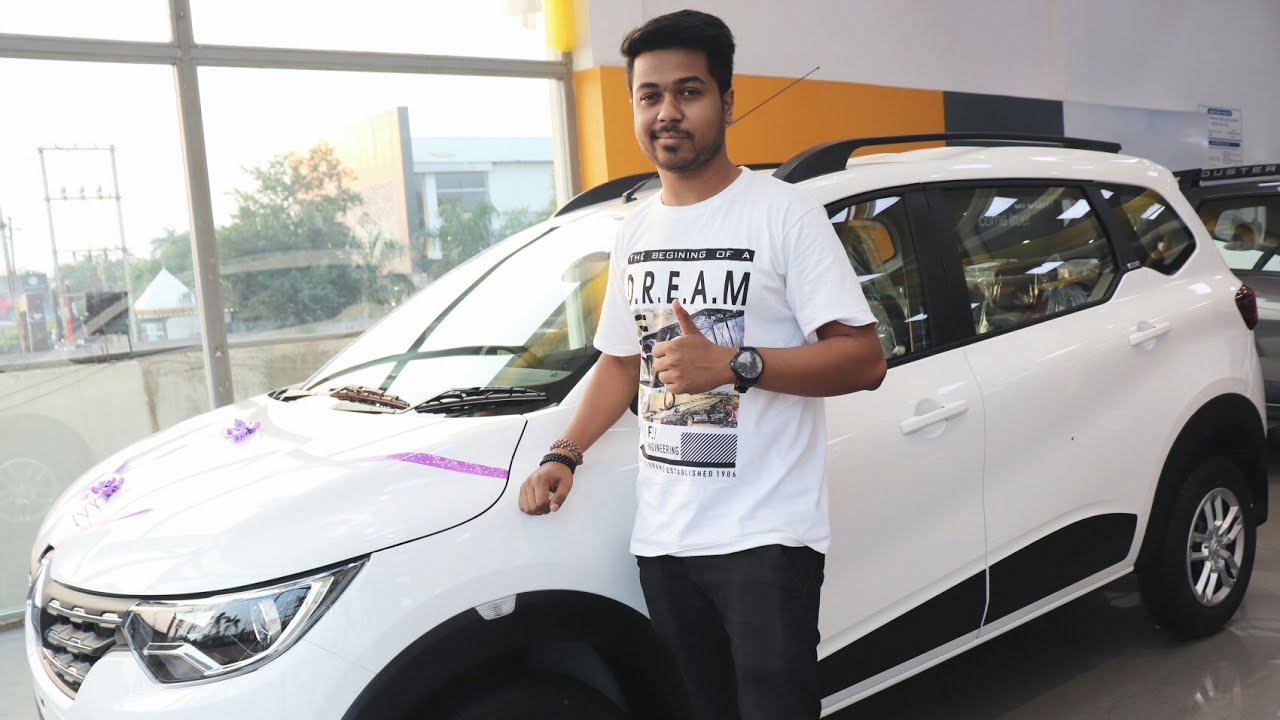 Renault Triber 7 Seater || Ice Cool White Colour || - All Features ...