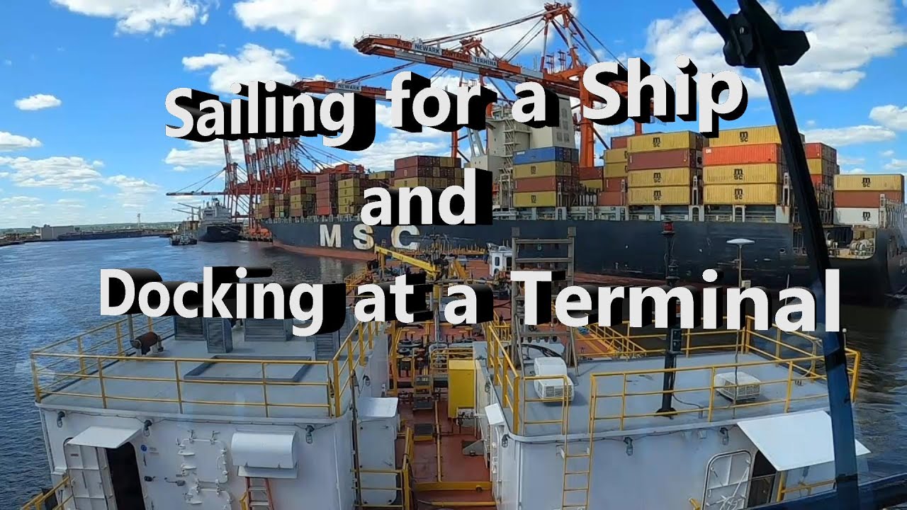 Sailing from at Ship and Docking at a Terminal - YouTube