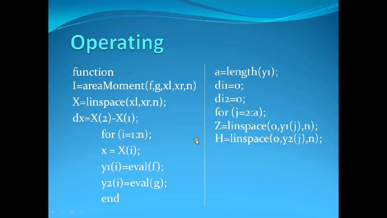 Mee231 Project Computing Area Moment Of Intertia Youtube