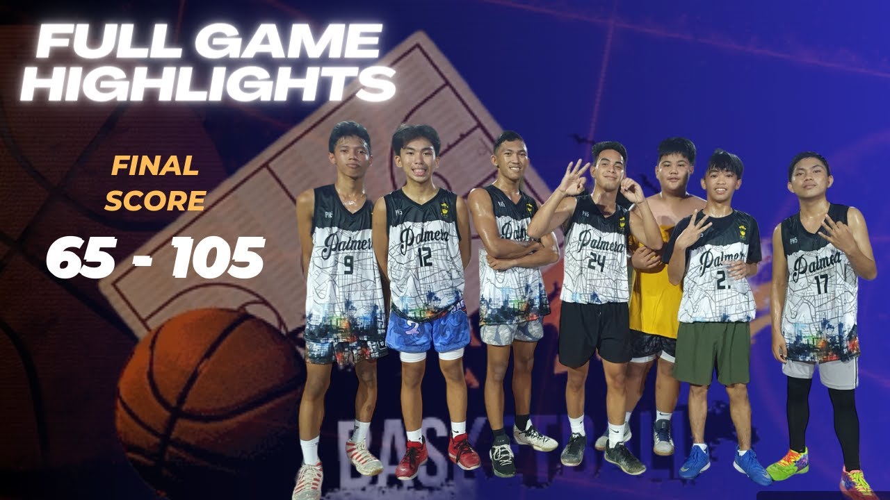 Black VS White | Palmera Ph5 Intercolor Basketball League S2 | Midget ...